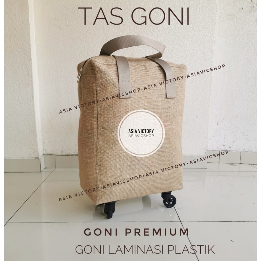 Jual Tas Travel Barang Roda 4 Koper Lipat Folding Foldable Shopping Bag ...