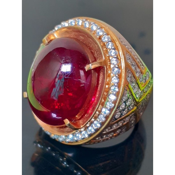 Jual natural [RUBY PIGEON BLOOD TOP KRISTAL WITH SERTIFIKAT] emban ...