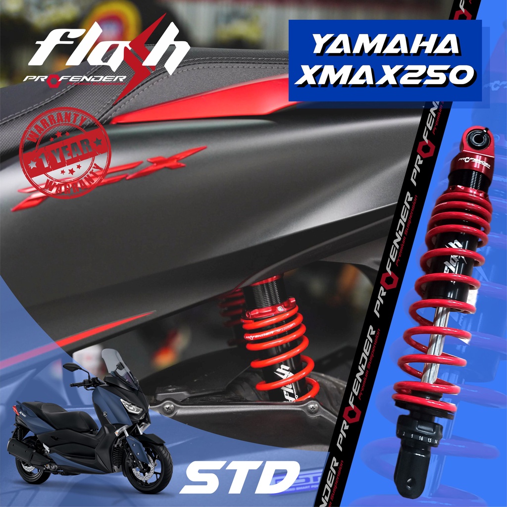 Jual Suspensi Shockbreaker PROFENDER FLASH SERIES Motor Yamaha XMAX 250 ...