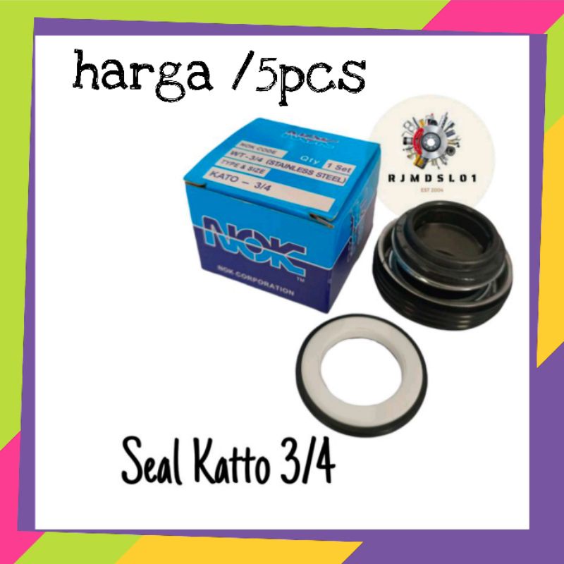 Jual Mechanical sil seal kato 3/4 mesin pompa air alkon type WP50 WP80 ...