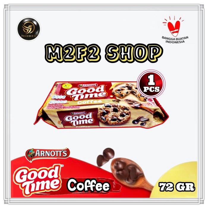 Jual Good Time Coffee Cookies | Kukis Kopi - 72 gr (Kemasan Satuan ...