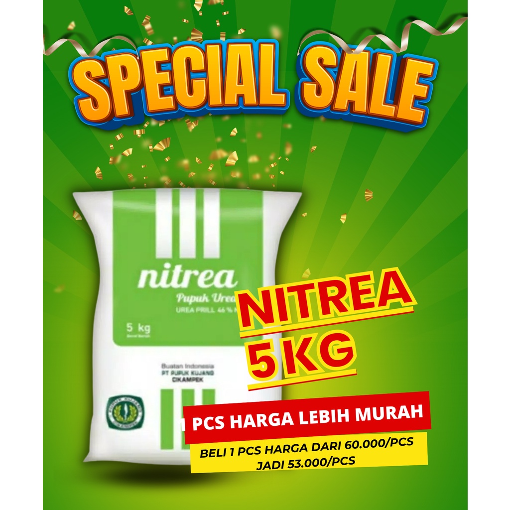 Jual PUPUK NITREA/UREA 5 KG HARGA MURAH | Shopee Indonesia