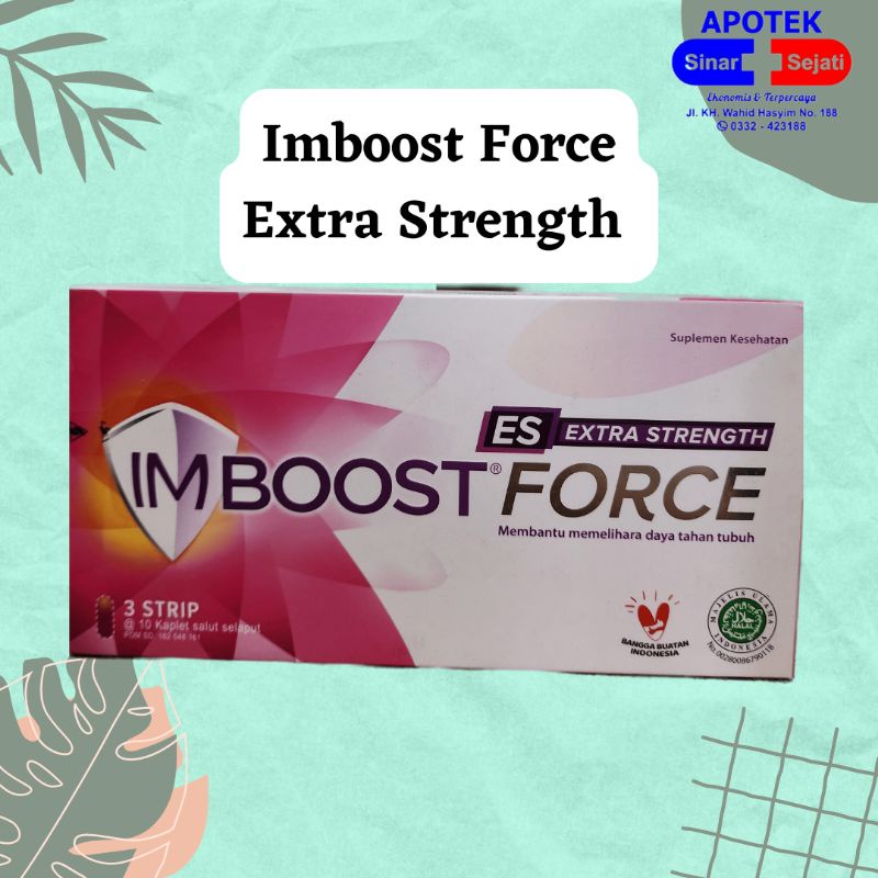 Jual Imboost Force Extra Strength 1 Strip ( 10 Kaplet ) | Shopee Indonesia
