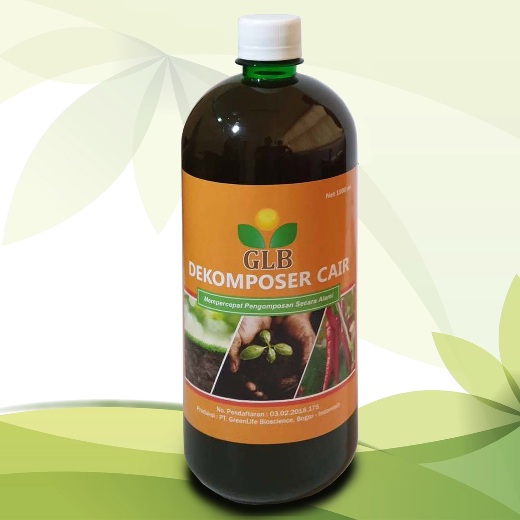 Jual Pupuk Hayati/Organik Dekomposer Cair GLB - 1 Liter | Shopee Indonesia