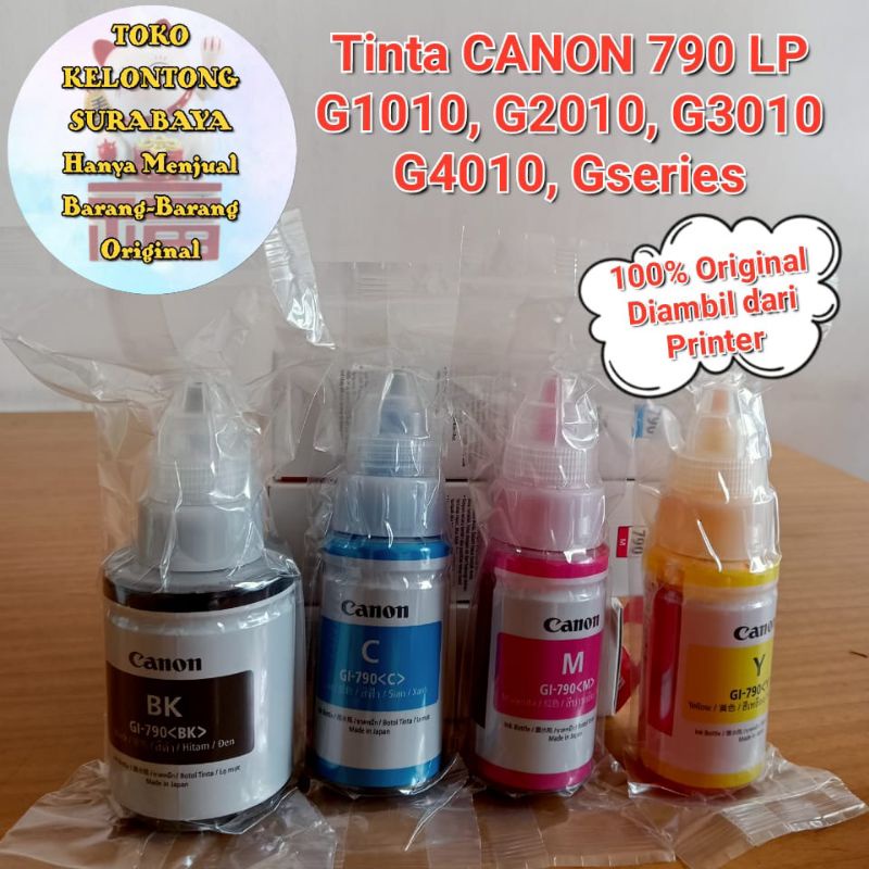 Jual Tinta Original Canon GI-790 / Tinta Canon Asli G1000, G2000, G3000 ...