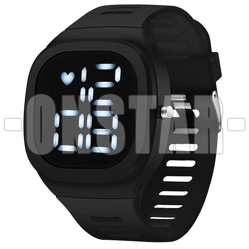Jual Jam Tangan Wanita Pria Anak LED Digital Tahan Air Fashion Rubber ...