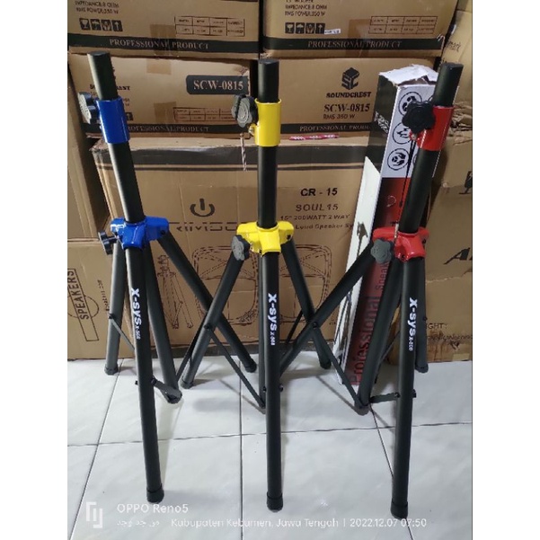 Jual STAND SPEAKER XSYS FULL BESI HARGA PER BJ | Shopee Indonesia
