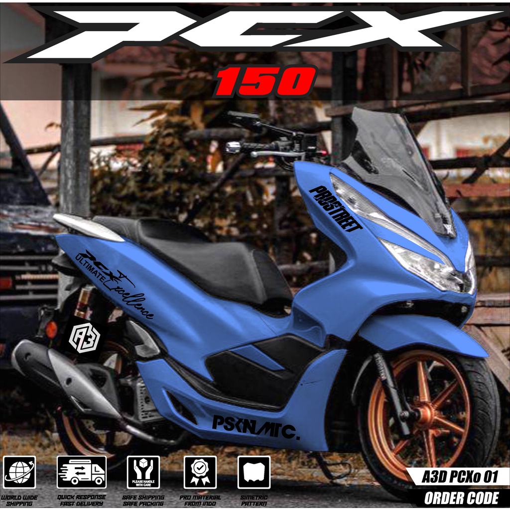 Jual Decal Sticker PCX 150 Fullbody - Dekal PCX 150 New Decal Sticker ...