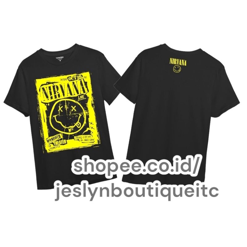 Jual keren Kaos nirvana smile black band nirvana | Shopee Indonesia Jual keren Kaos nirvana smile black band nirvana | Shopee Indonesia