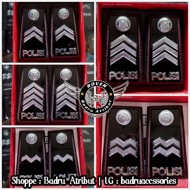 Jual Pangkat PDH POLRI BRIPTU/BRIGADIR/BRIPKA/AIPDA/AIPTU | Shopee ...