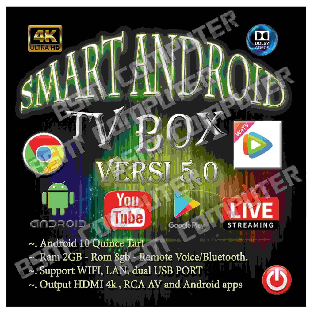Jual Label Sticker stiker STB Android TV set top box ZTE b860h b860 v1 ...