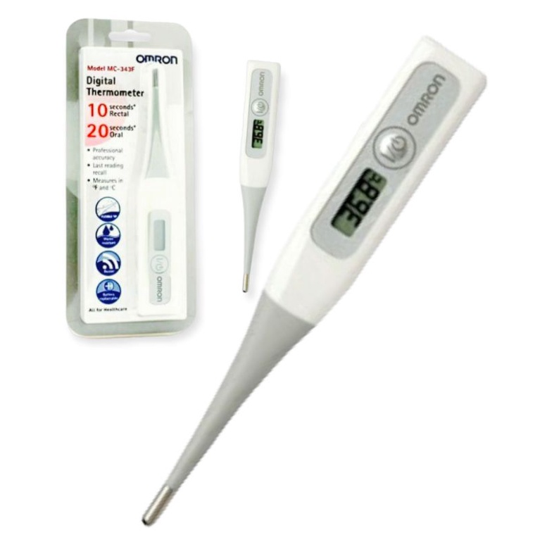 Jual Termometer digital Omron model MC-343 / termometer murah / Omron ...