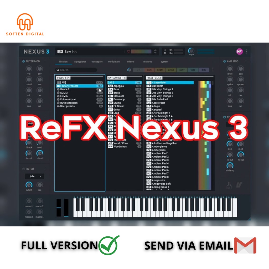 Jual reFX Nexus 3 v3 VST Plugin Completely new librarian | Shopee Indonesia