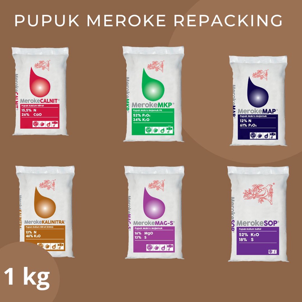Jual PUPUK MEROKE REPACKING 1 KG | Shopee Indonesia