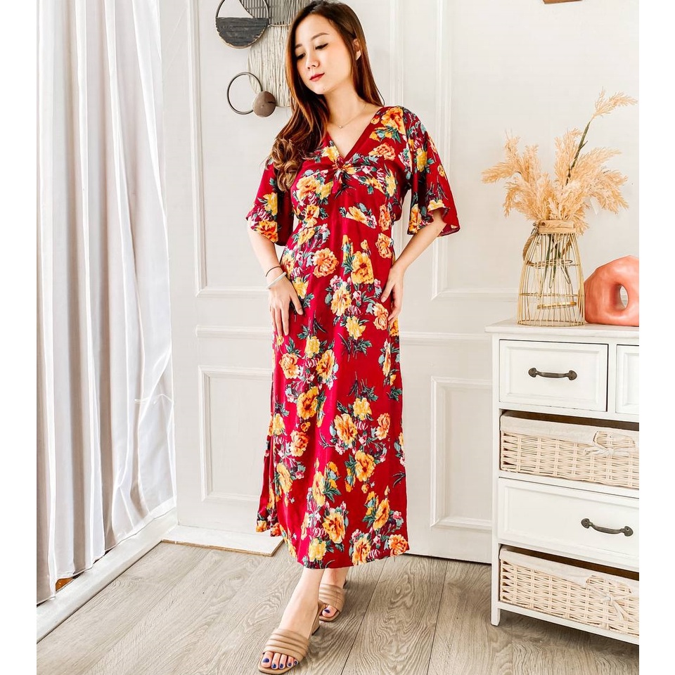 Jual Dress Agnes / Daster Bunga / Daster Kerut / Daster Putri Bali ...