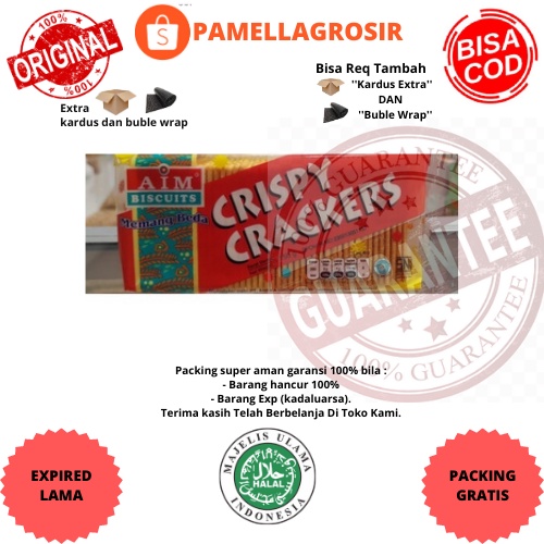 Jual Aim Crispy Crackers 150 Gr SNACK makanan ringan jajanan cemilan ...