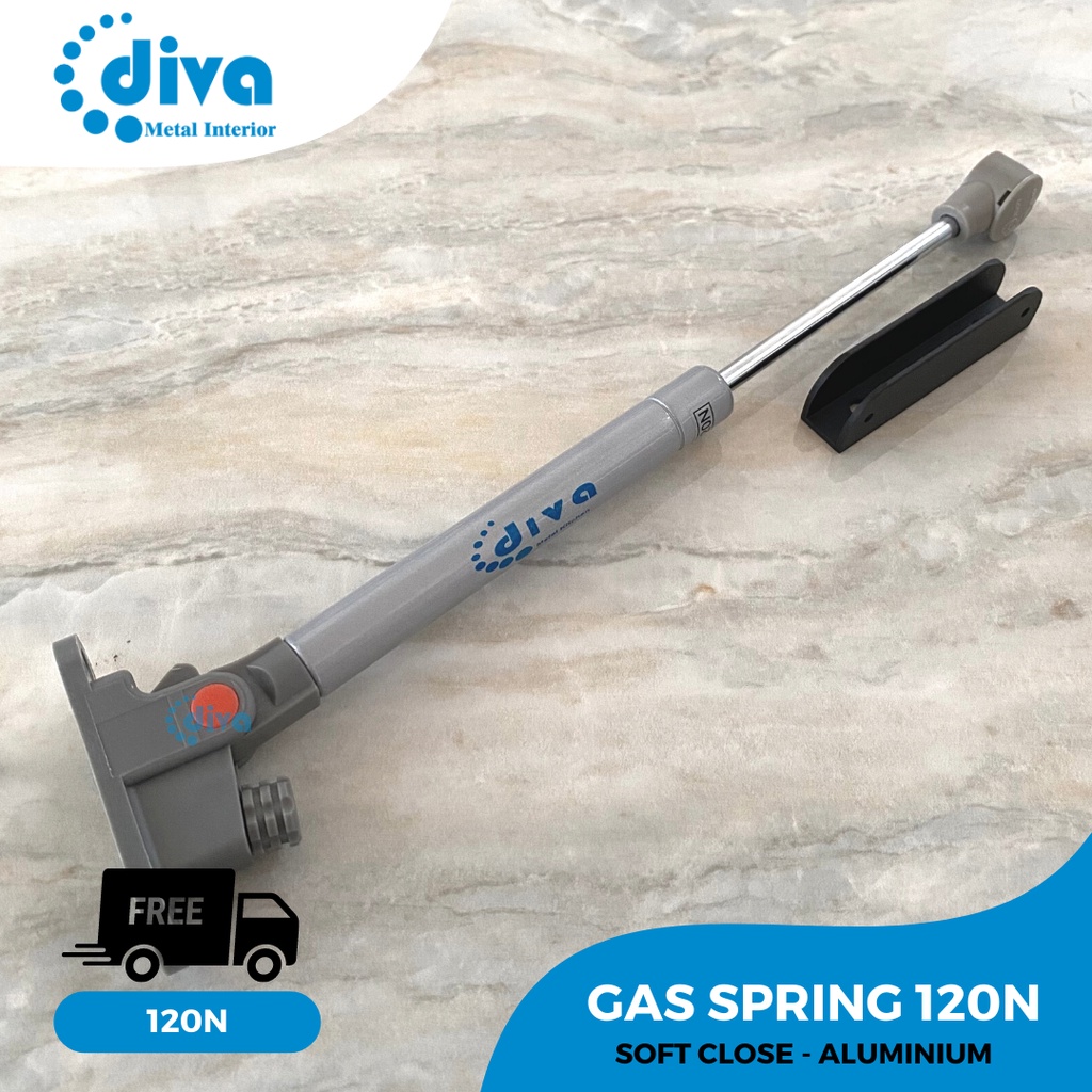 Jual DIVA Gas Spring 120 N - Engsel Hidrolik Kabinet Softclose Model ...