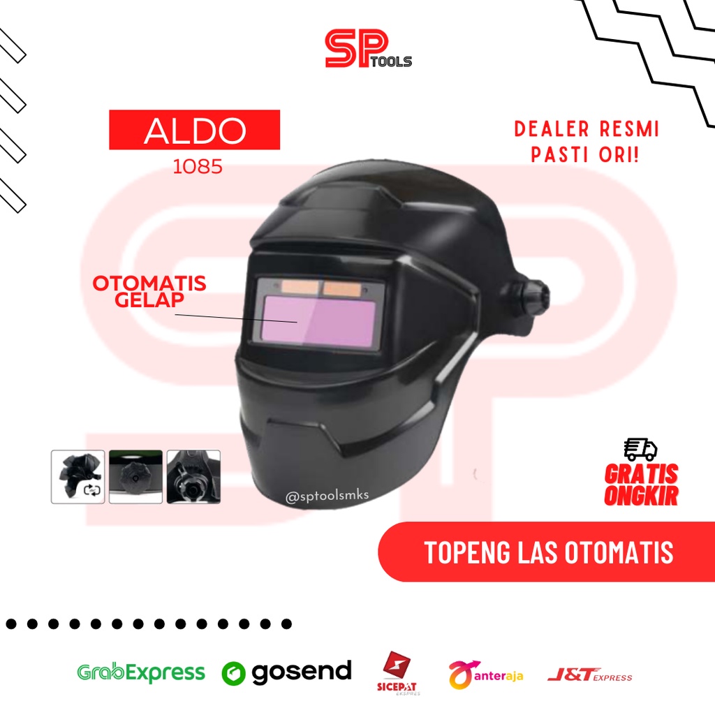Jual TOPENG LAS / KEDOK LAS / HELM LAS / PELINDUNG KEPALA / AUTO DARK ...