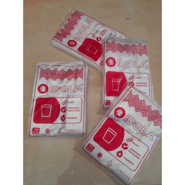 Jual Kresek Untuk Cup Merk Idola isi Lebih dari 100 lembar plastik | Shopee Indonesia