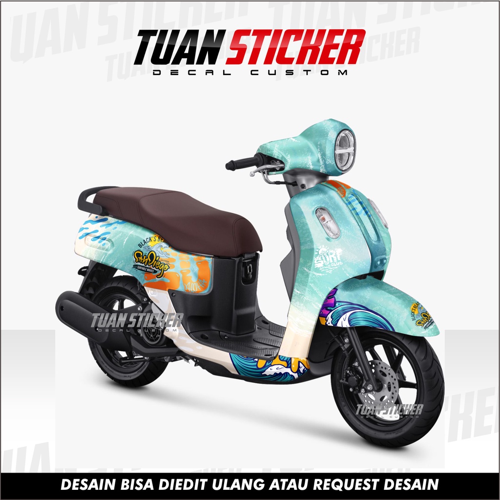 Jual Sticker Decal Full Body Yamaha Fazzio Full Body Stiker dekal ...