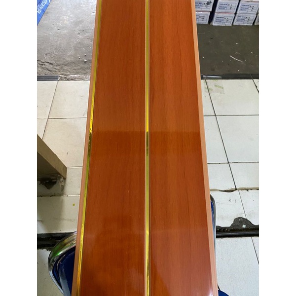 Jual Plafon Pvc Glossy coklat nat gold dp 12 | Shopee Indonesia