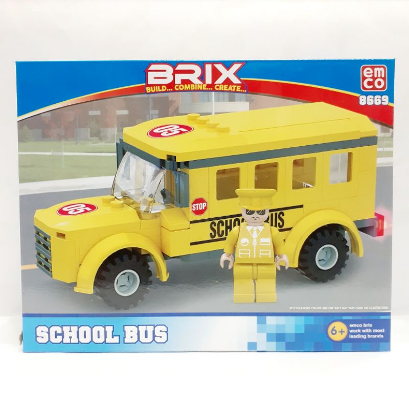 Jual Emco Brix Blocks City Vehicle Mainan Susun Balok Brick Kendaraan ...