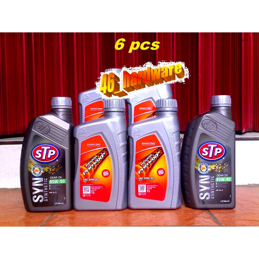 Jual PERTAMINA PRIMA XP 20W50 Oli Mesin STP GEAR OIL 80W90 Oli Gardan ...