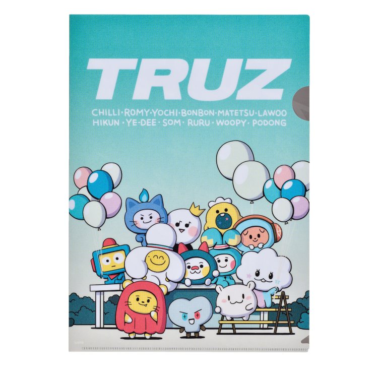Jual [Ready Stock] Truz (Treasure) x Line Friends - Clear file TRUZ | Map berkas Truz Official ...