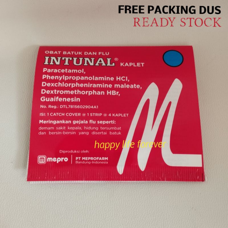 Jual Intunal - obat batuk dan flu - isi 4 kaplet | Shopee Indonesia