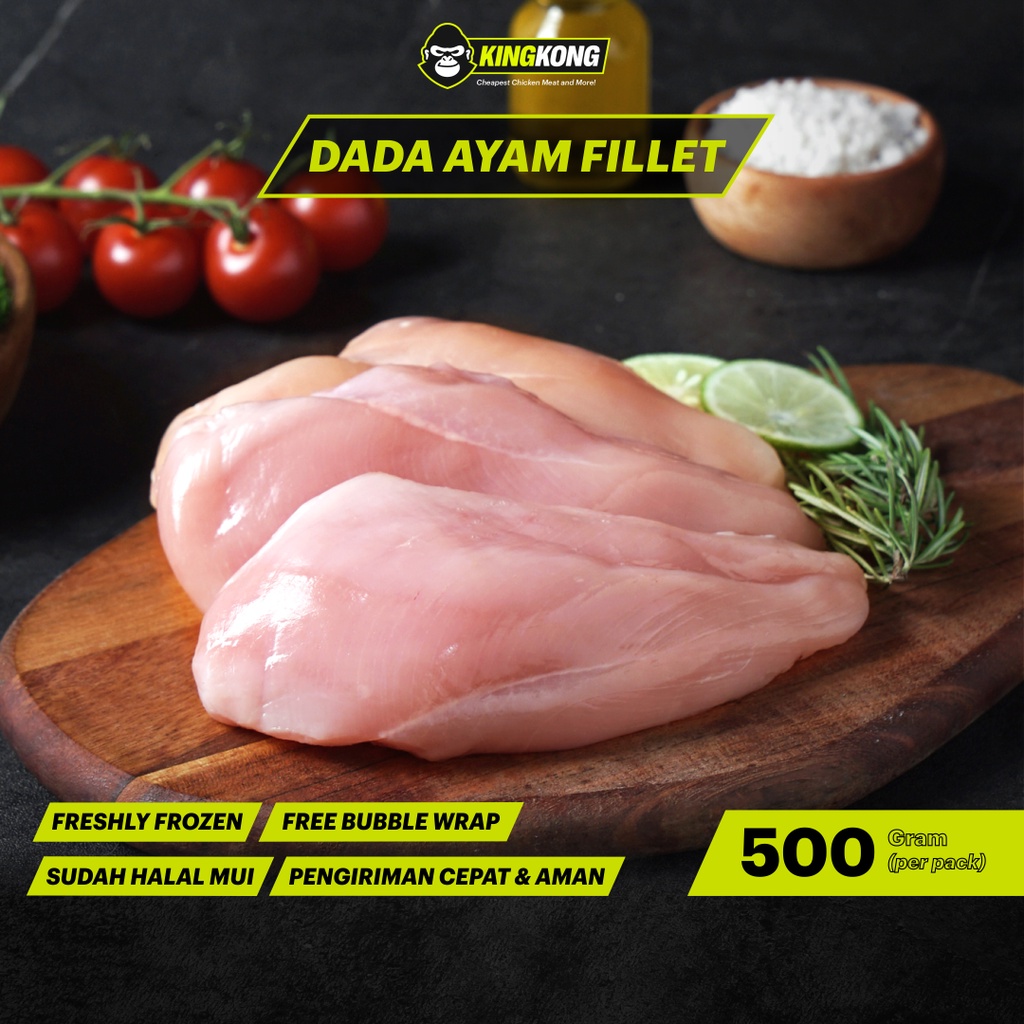 Jual Daging Ayam Fillet 500 Gram Ayam Fillet Boneless Dada Filet Ayam ...