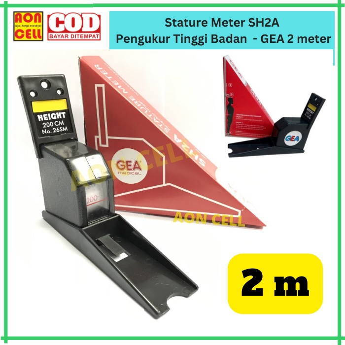 Jual Stature Meter SH2A Alat Ukur / Pengukur Tinggi Badan GEA 2 meter ...