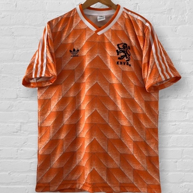 Jual Jersey Retro Belanda Juara Euro 1988 | Shopee Indonesia