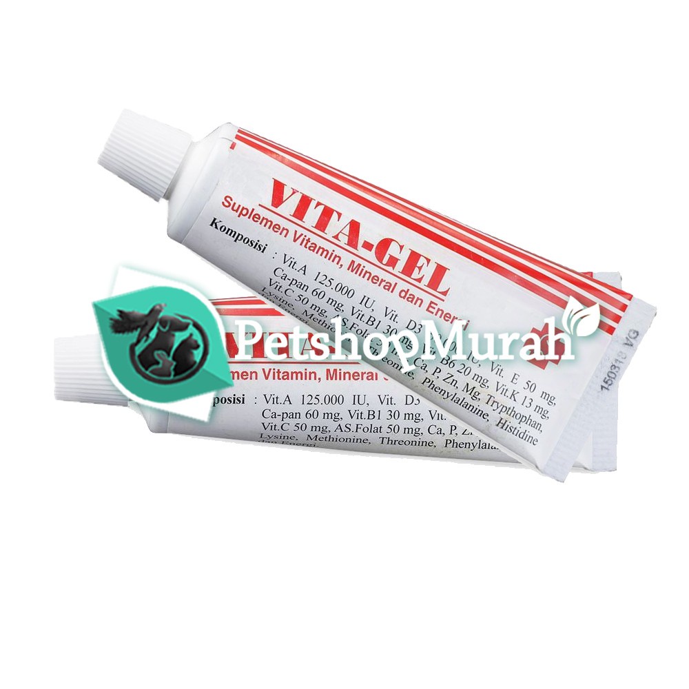 Jual Vita Gel Suplemen Vitamin, Mineral & Energi 50 Gram / Vitamin Kucing / Vitamin Anjing ...