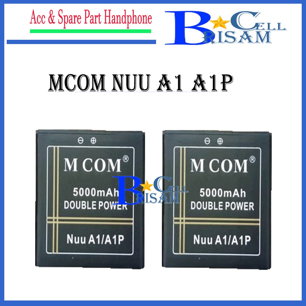 Jual Battery Batre Baterai Double Power Mcom Nuu A1 A1P Kapasitas 5000 Mah | Shopee Indonesia