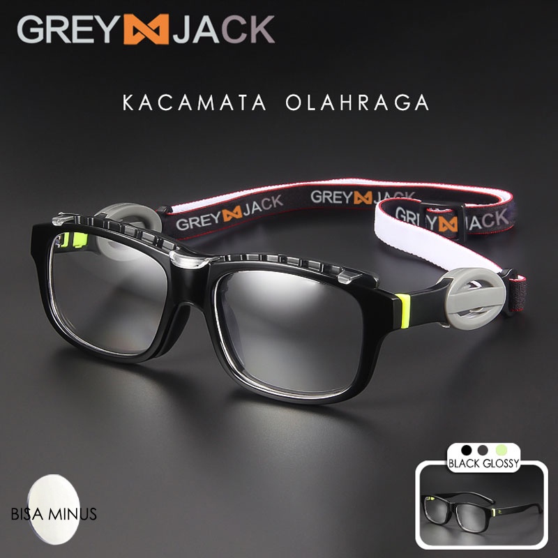 Jual Grey Jack Frame Kacamata Olahraga 2in1 Basket/Sepak Bola/Tenis ...