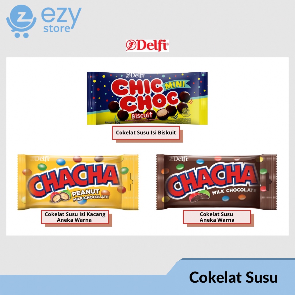 Jual Delfi Coklat Sachet 20 gram / Chic Choc Mini / Chacha Milk ...