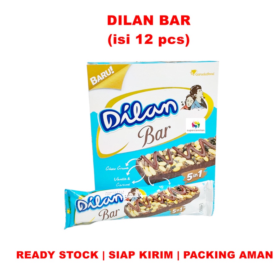 Jual Dilan Bar 5in1 Choco Crumb Vanilla Caramel Rice Crispy Chocolate 1 ...