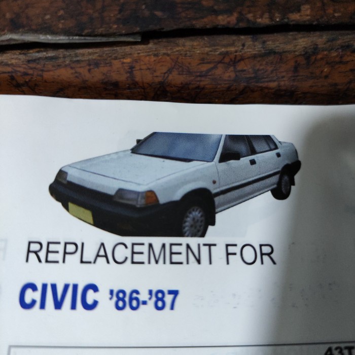 Jual Lampu sen bemper Civic Wonder thn 84 kana Depo 217-1605 R harga ...