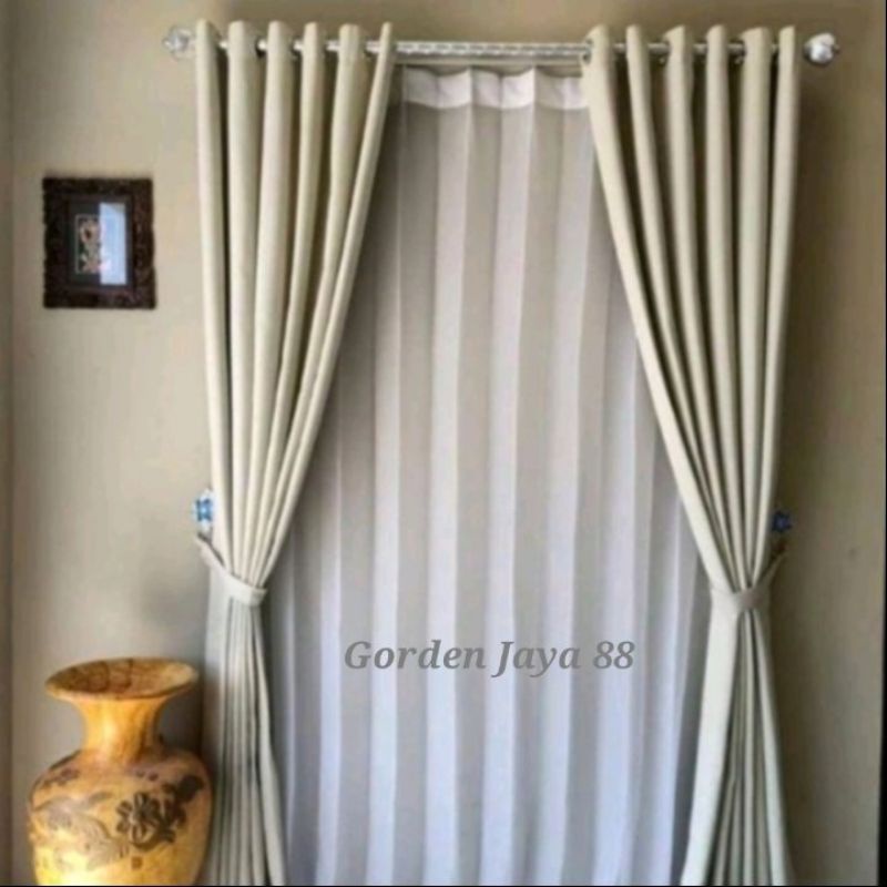 Jual TIRAI BLACKOUT JENDELA GORDEN PINTU PANJANG KORDEN JENDELA PANJANG ...