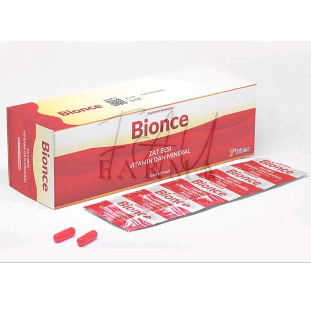 Jual Bionce / 100 kaplet -- Zat Besi, Multivitamin dan Mineral Etabion ...