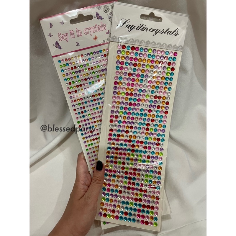 Jual STICKER MANIK KRISTAL CRYSTAL MOTEK HP MAKEUP NAIL ART DEKORASI ...