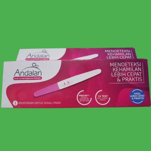 Jual TESTPACK ANDALAN MIDSTREAM TES KEHAMILAN // ANDALAN COMPACT ...