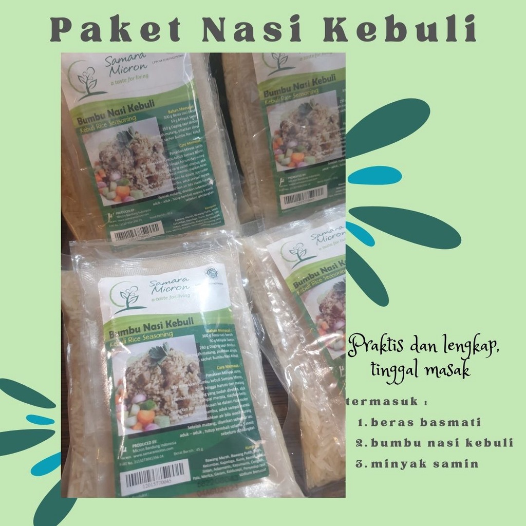 Jual Bumbu Paket Samara Micron - Paket Nasi Kebuli ( Beras Basmati ...