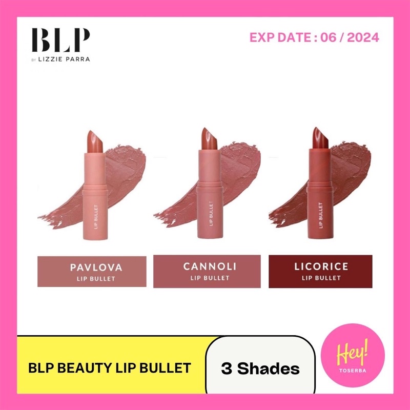 Jual BLP BEAUTY Lip Bullet Lipstick 3.5g - Cannoli, Licorice, Pavlova ...