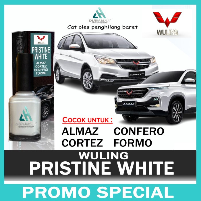 Jual CAT OLES WULING PRISTINE WHITE SOLID ALMAZ CONFERO FORMO COREZ - FORMO | Shopee Indonesia