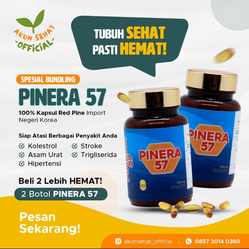 Jual PINERA 57 FISH OIL | OMEGA 3 - EKSTRAK PINUS MERAH - Spesialis ...