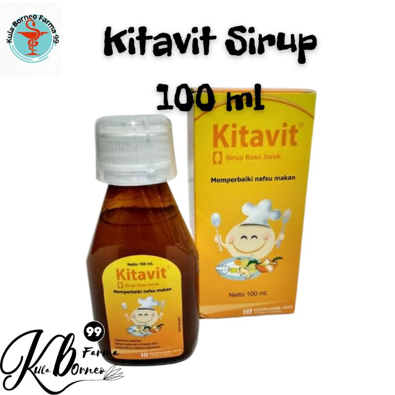 Jual Kitavit Sirup 100 ml | Shopee Indonesia