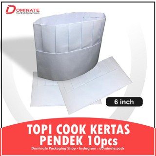Jual Topi Cook/Hat Cook/Topi Chef Kertas | Shopee Indonesia