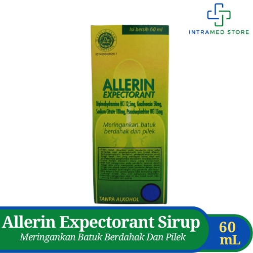 Jual Allerin Ekspektoran Sirup 60 ml - Obat Batuk Berdahak Dan Pilek ...