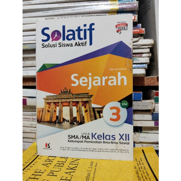 Jual BUKU SOLATIF SEJARAH KELAS 12/XII/3 SMA/ MA MASMEDIA | Shopee ...